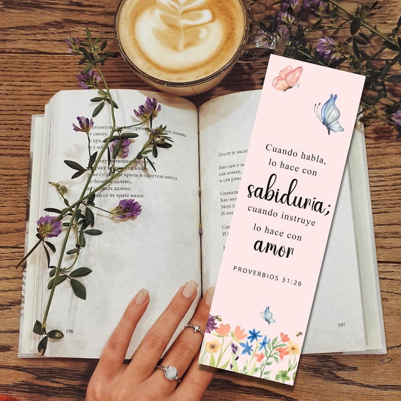 Spanish Bible Bookmarks, Bookmark Set, Printable Bible Verse Bookmarks ...