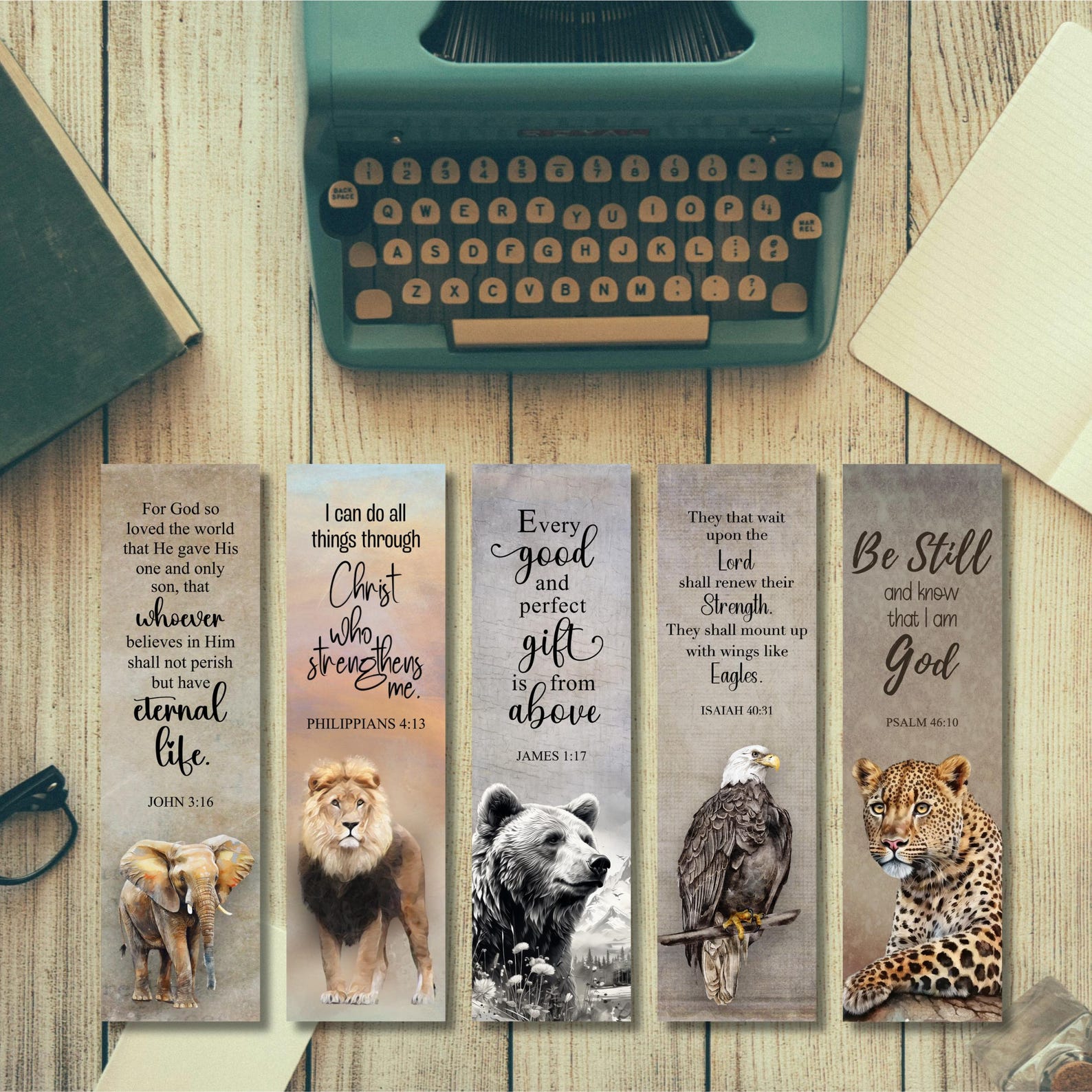 Scripture Bookmarks for Men: Bible Verse PNG Files (digital Download ...