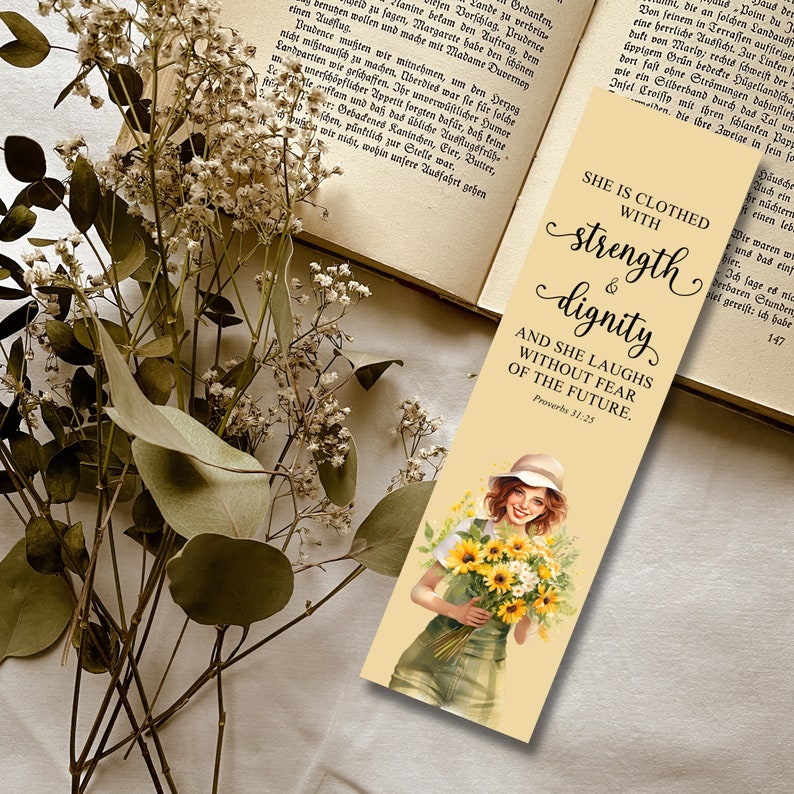 Bookmarks for Women, Printable Bookmarks, Religious Bookmarks, Bookmark ...