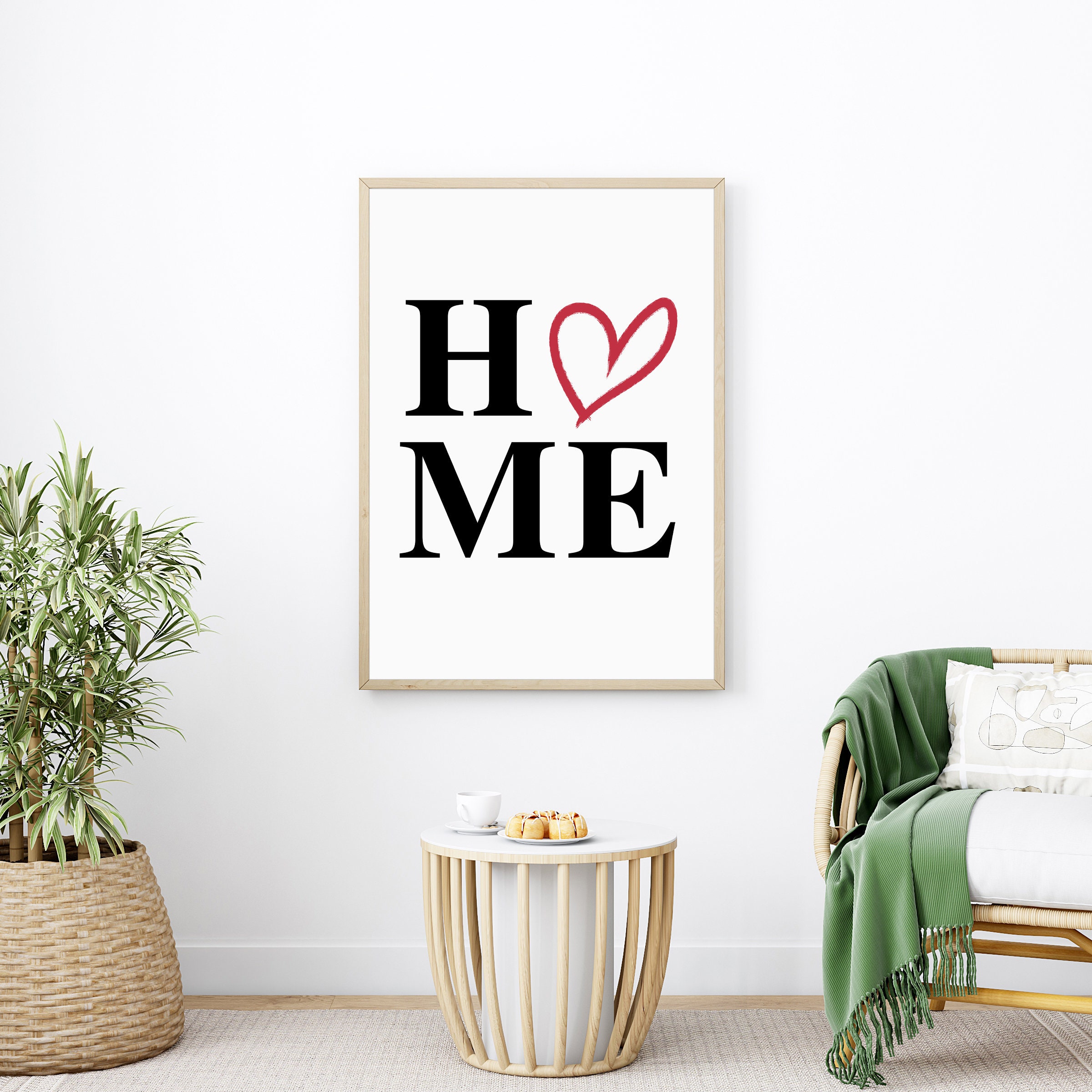 Home Sign, Home Printable, Typography Poster, Word Art, House Warming ...
