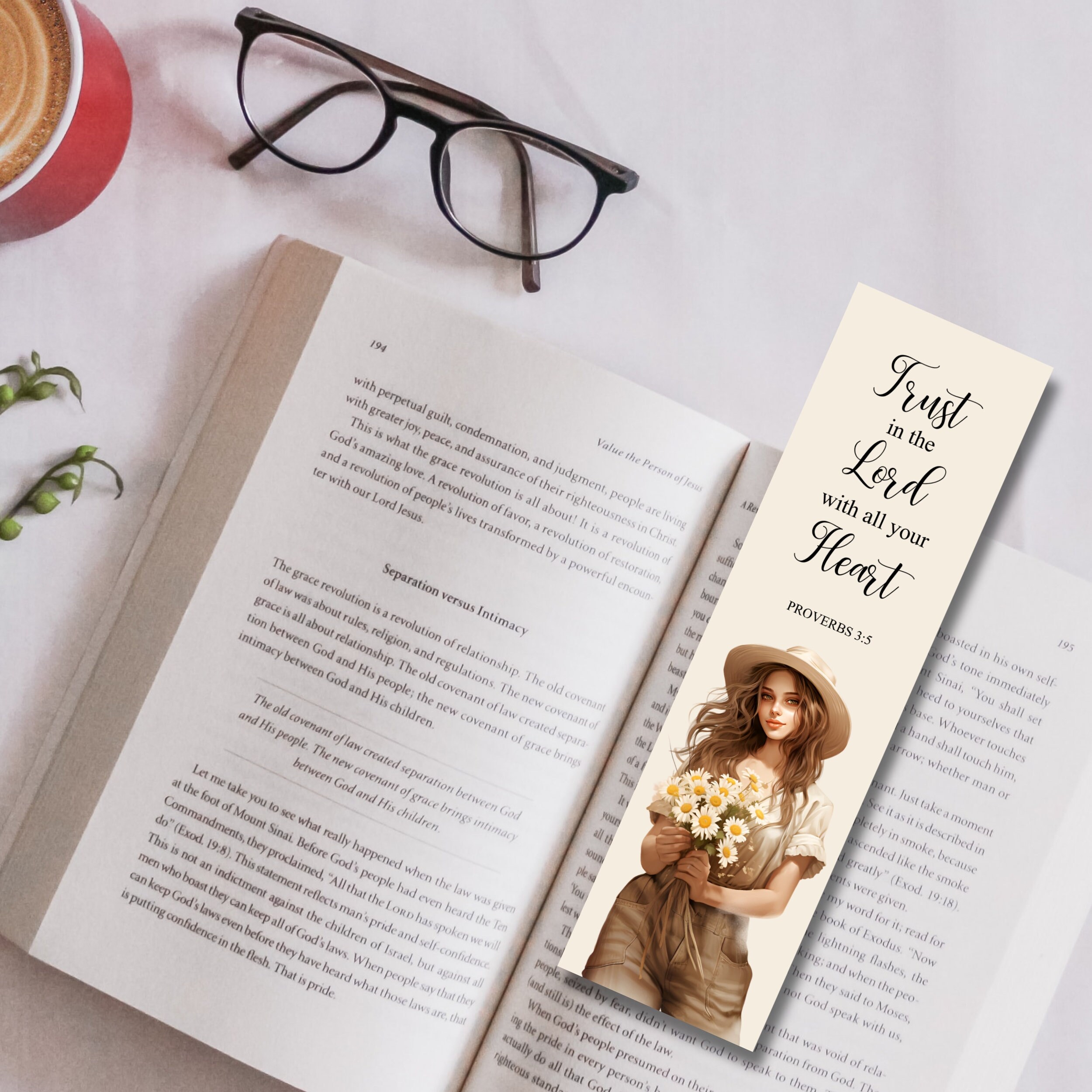Bookmarks for Women, Printable Bookmarks, Religious Bookmarks, Bookmark ...