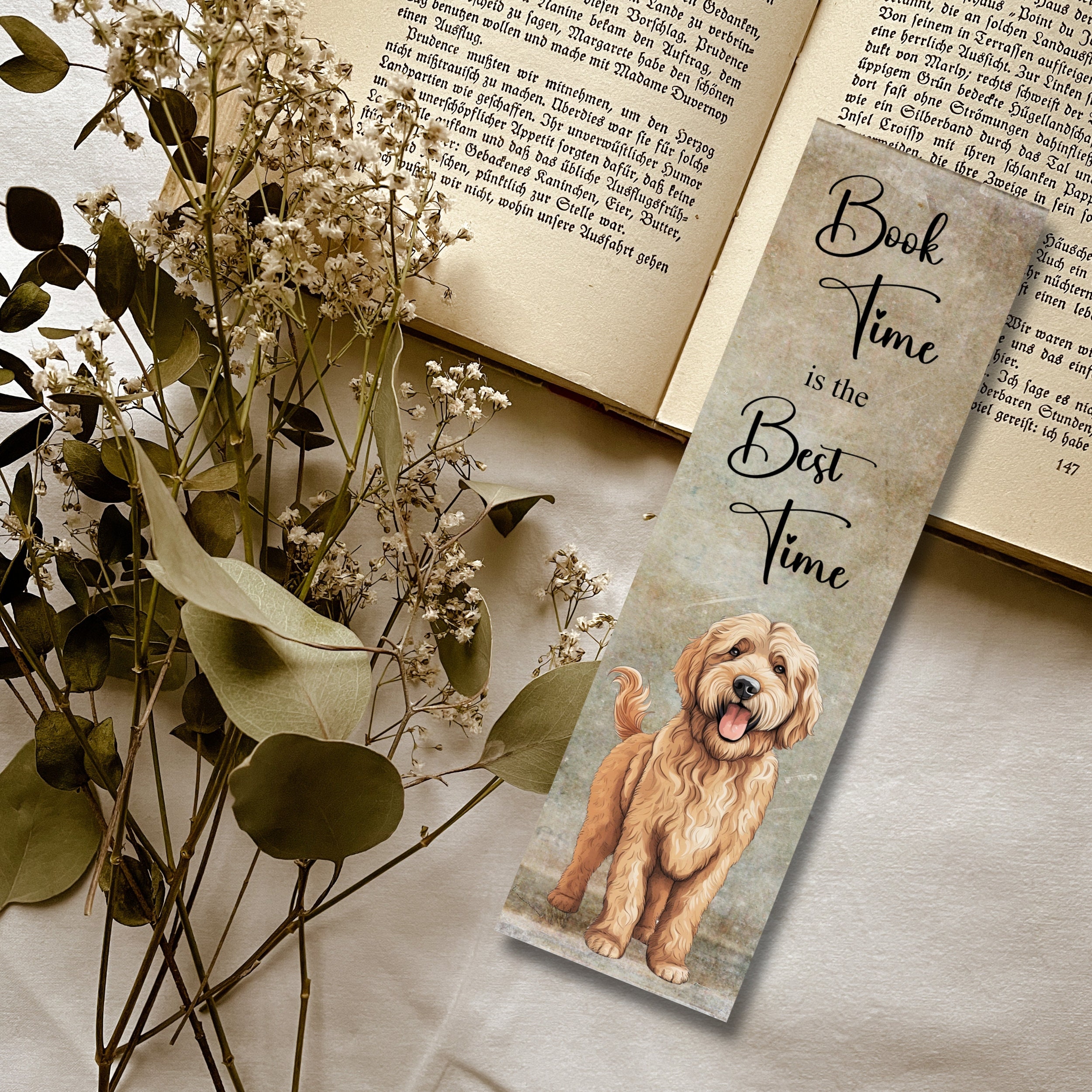 Printable Bookmarks, Dog Lover Bookmarks, Bookmark Set, Cute Bookmarks ...