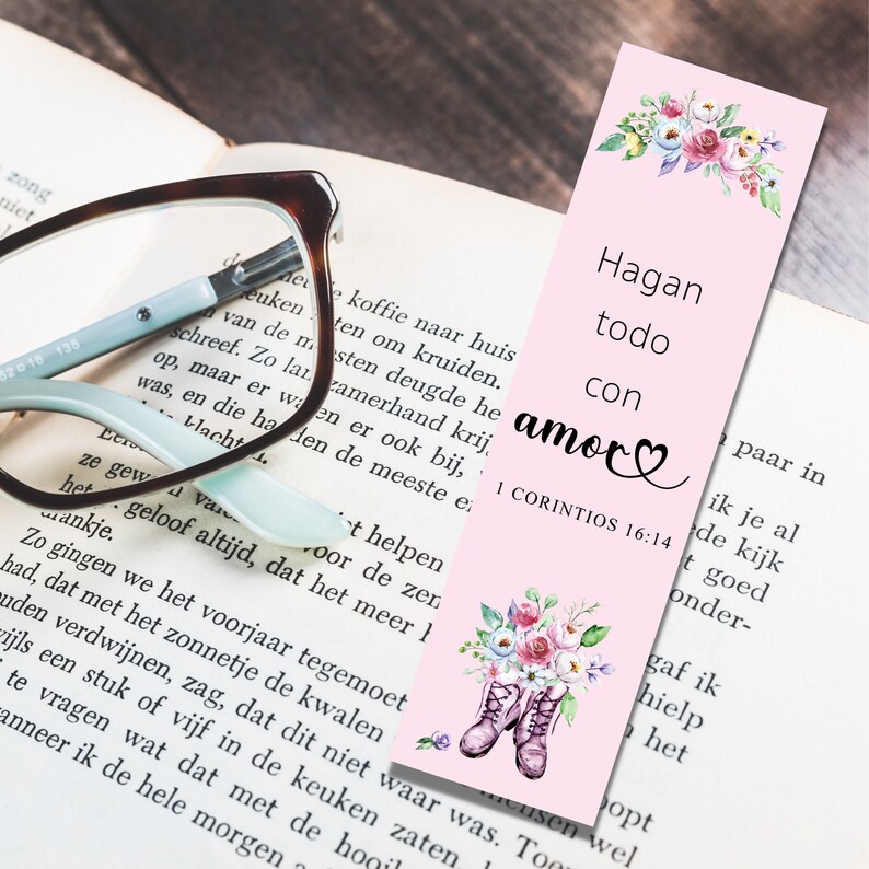 Spanish Bible Bookmarks, Bookmark Set, Printable Bible Verse Bookmarks ...