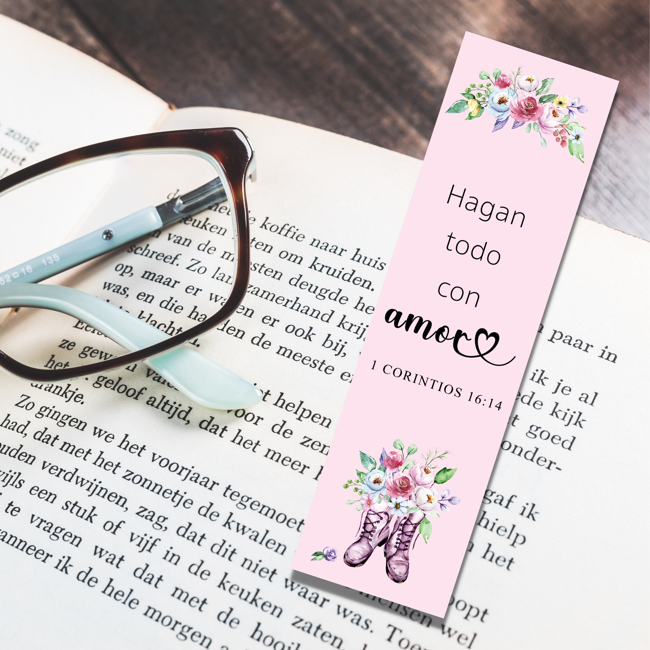 Spanish Bible Bookmarks, Bookmark Set, Printable Bible Verse Bookmarks ...