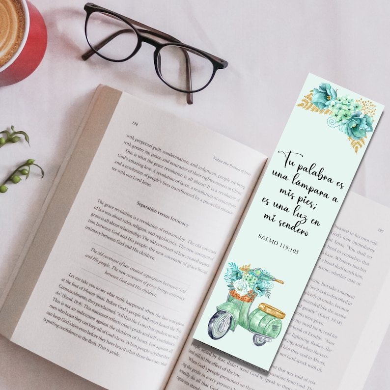Spanish Bible Bookmarks, Bookmark Set, Printable Bible Verse Bookmarks ...