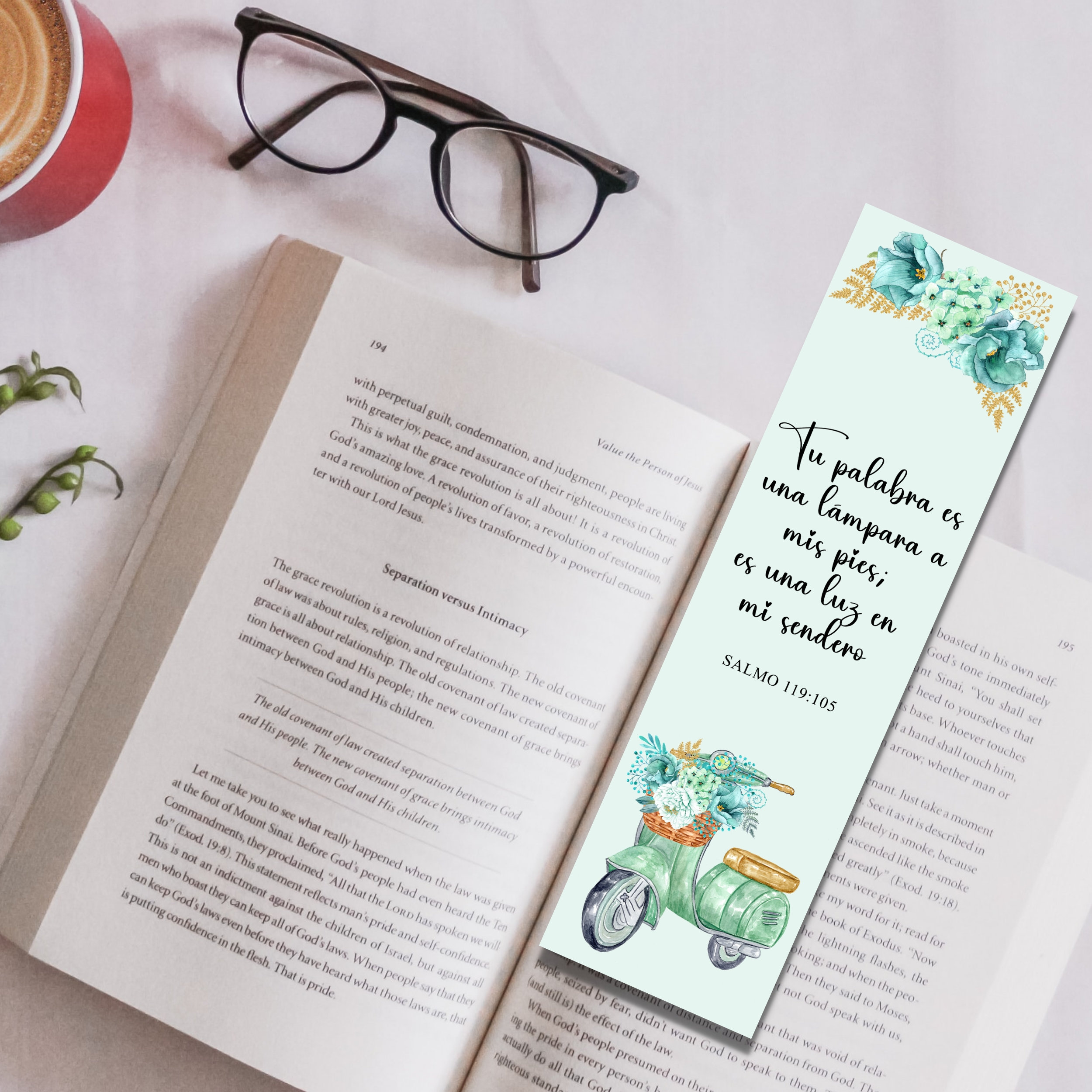 Spanish Bible Bookmarks, Bookmark Set, Printable Bible Verse Bookmarks ...