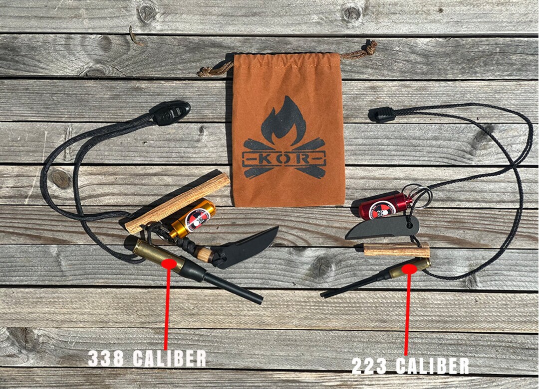 Custom 338 or 223 Caliber Fire Starter Kits - Etsy