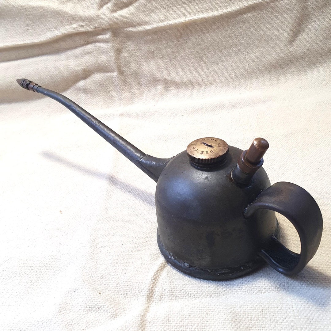 1920s Joseph Lucas Oiler Oil Can. No.62 Forced Feed Antique Garage Tool ...