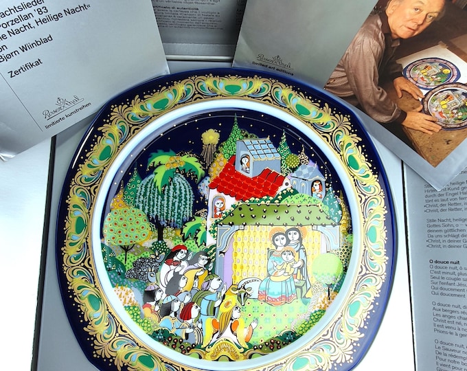 1983 Presentation Boxed With Certificate Bjorn Wiinblad Christmas ...