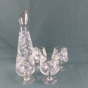 Chance Glass Calypto Giraffe Carafe Mid Century Michael Harris - Etsy