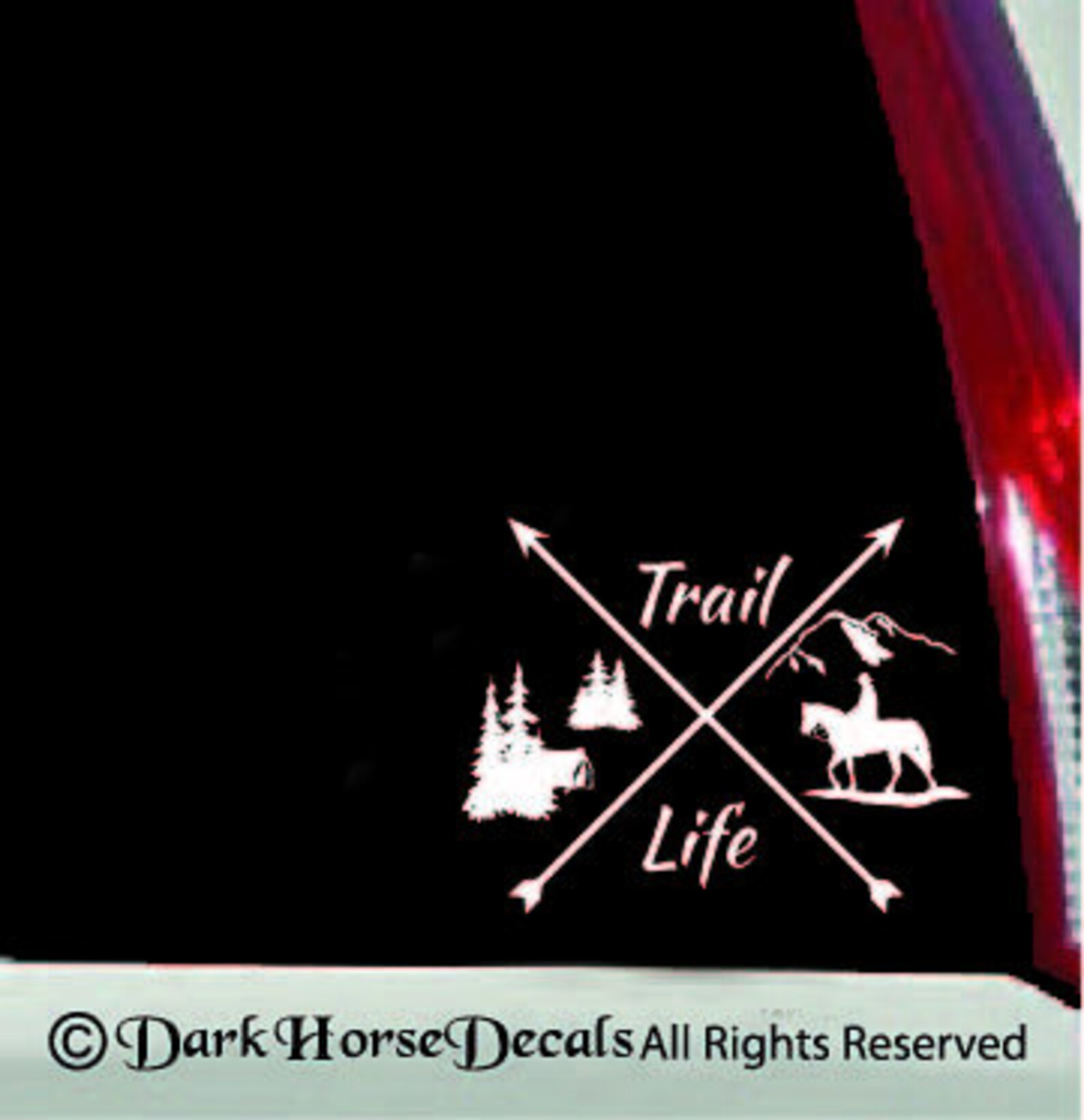 Trail Life/trail Rider Decal for Vehicle or Trailer - Etsy