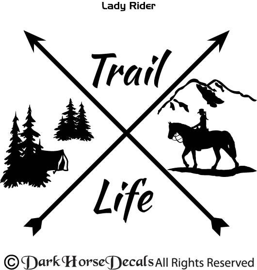 Trail Life/Trail Rider Decal for Vehicle or Trailer | Etsy