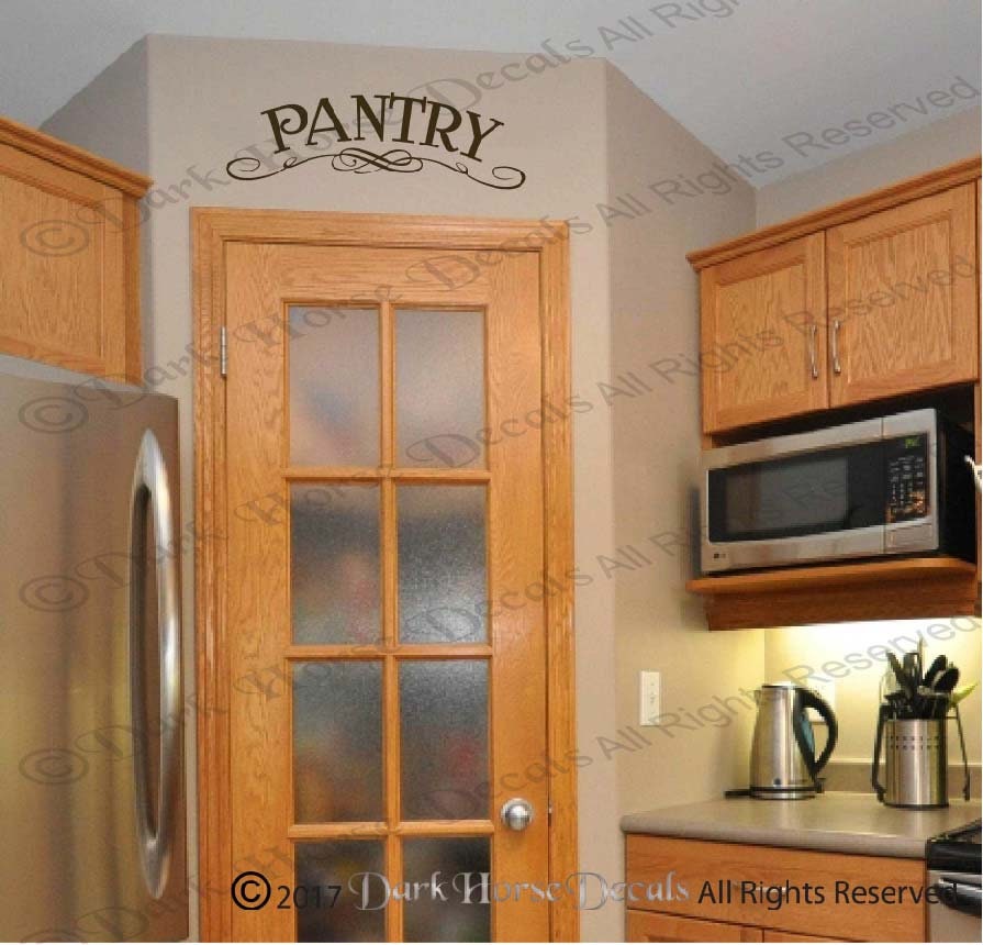 Pantry or Laundry Decal for Wall or Glass Door - Etsy