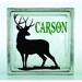 Personalized Buck Decal for Glass Block / Vinyl Hunting Deer Decal - Etsy