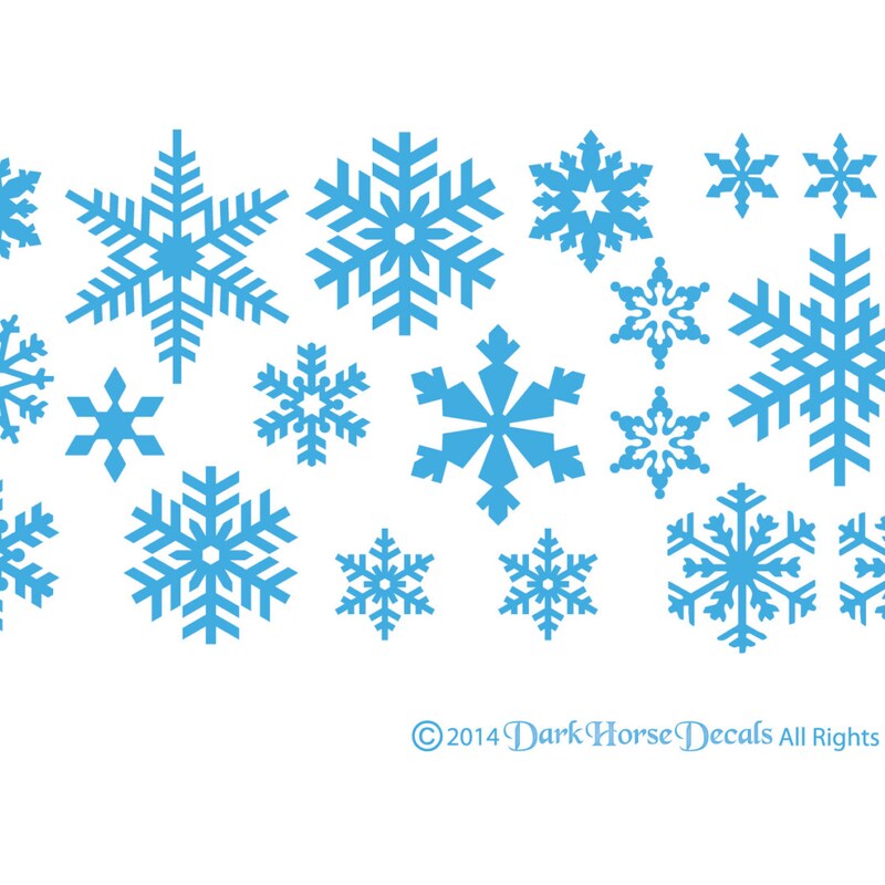 Snowflake Decal - Etsy