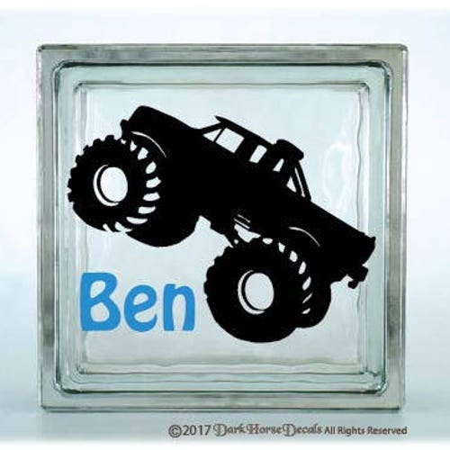 Personalized Race Car Decal for Glass Block / Vinyl Decal / - Etsy