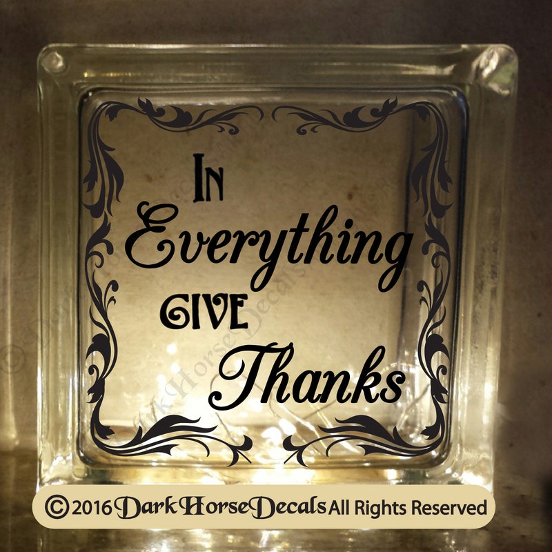 Glass Block Decals - Etsy