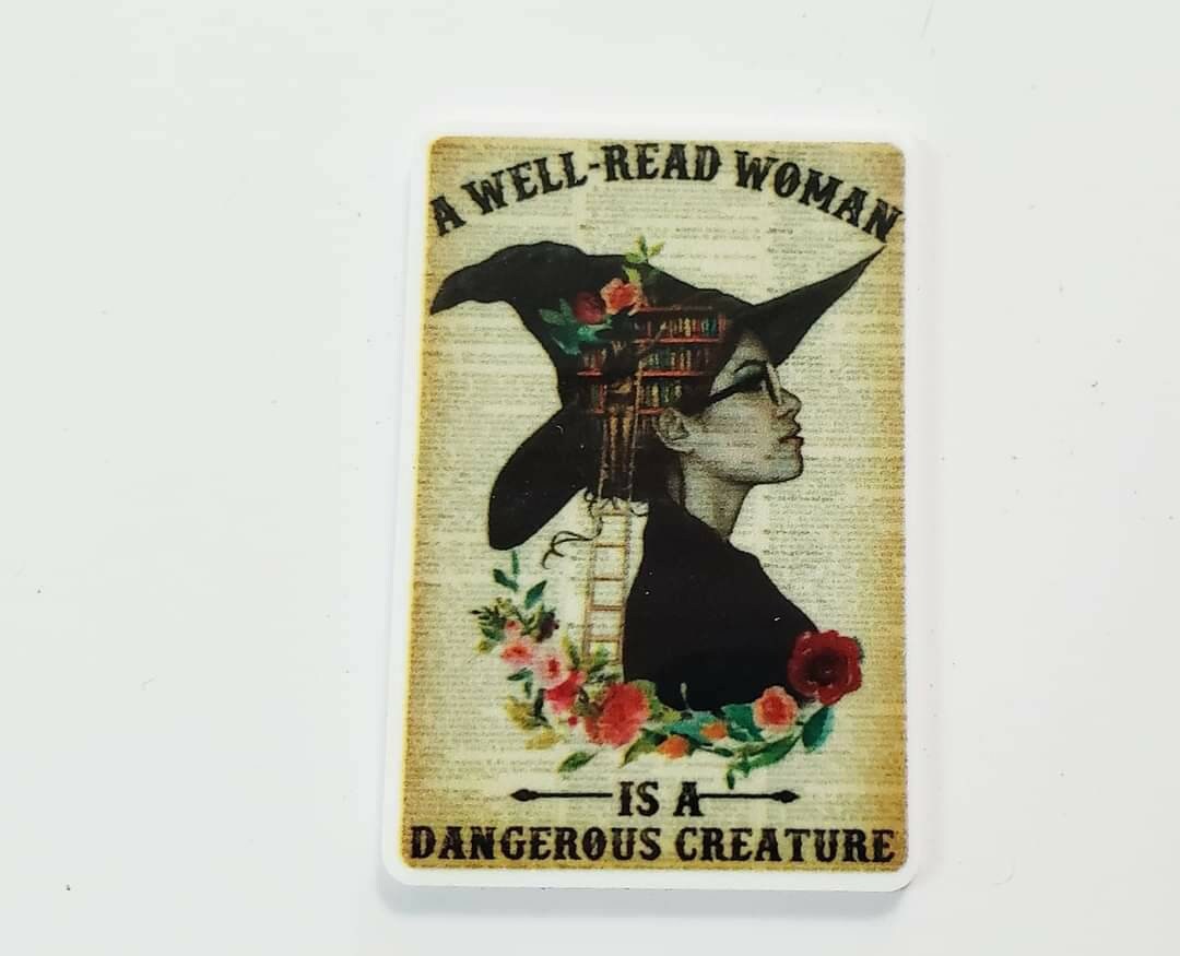 A Well Read Woman.... Needle Minder - Etsy