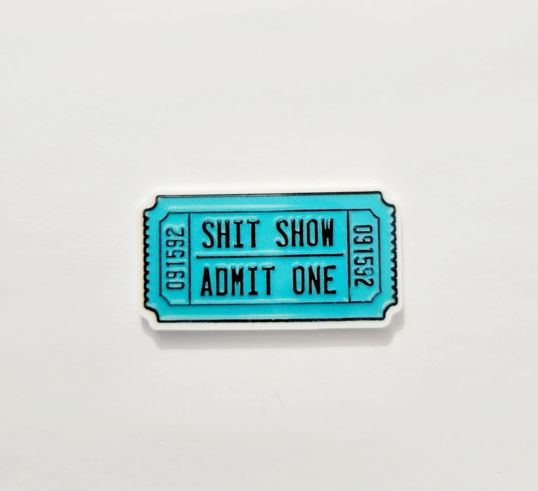 Blue Shit Show Ticket Needle Minder - Etsy