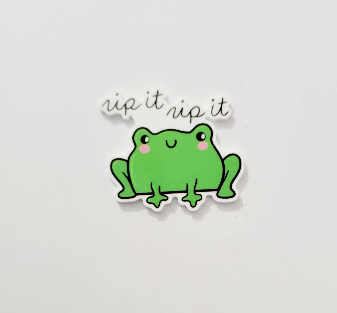 Rip It Rip It Frog Needle Minder - Etsy
