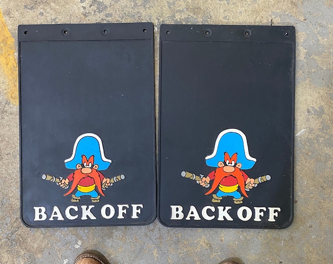 Vintage 1976 Warner Bros Yosemite Sam Back off Mud Flaps - Etsy