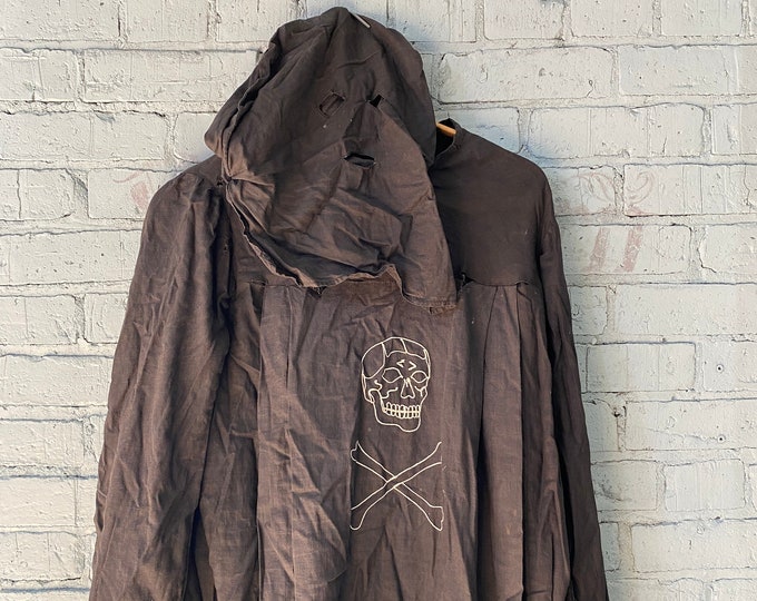 Antique Odd Fellows Scene Bearer Skull and Cross Bones Robe - Etsy