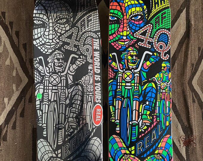 Two Max Schaaf - 4Q Conditioning Real Skateboards Deck's - Etsy