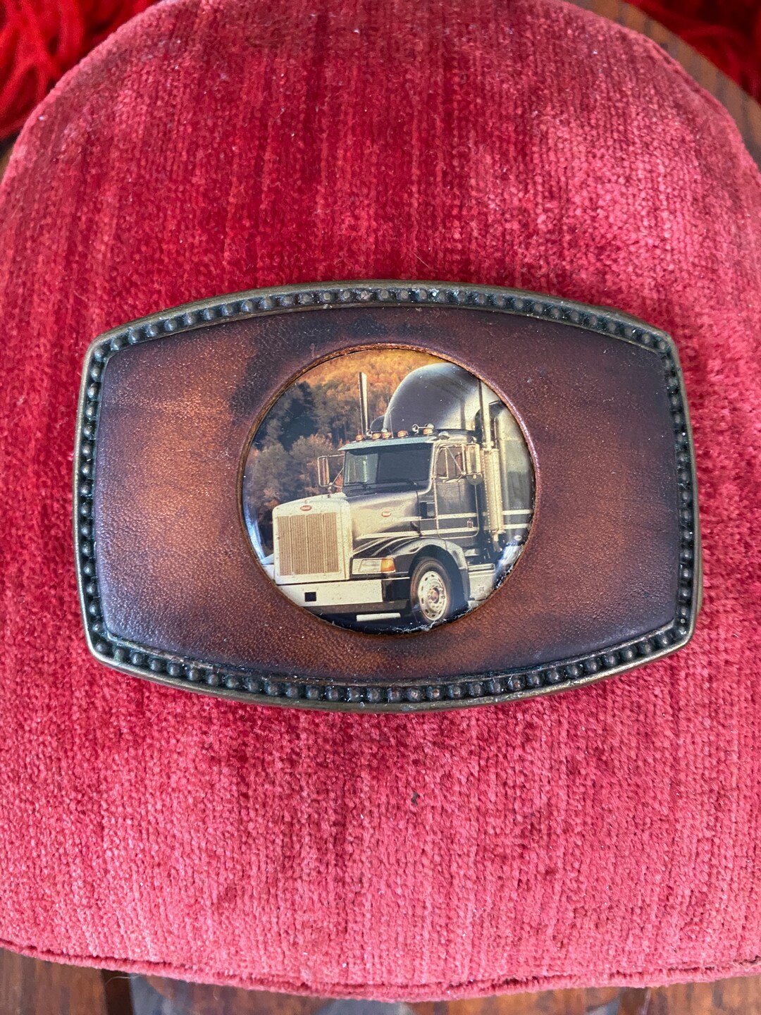 Vintage Peterbilt Trucker Belt Buckle - Etsy