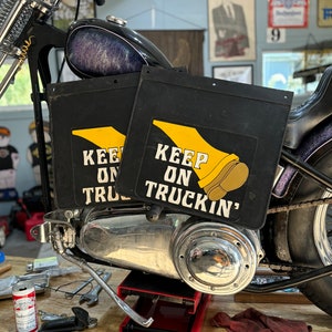 Vintage Keep on Truckin' Mud Flaps - Etsy