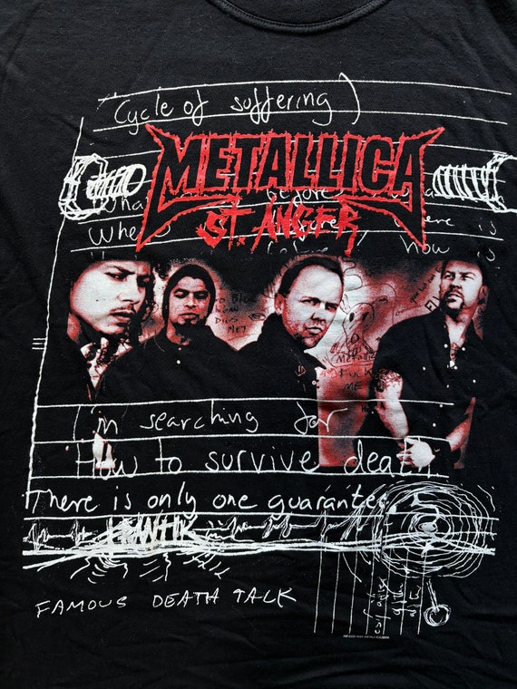 Metallica St. Anger Vintage T Shirt - Gem