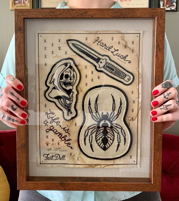Traditional frame tattoo - Bronctattooaus.com