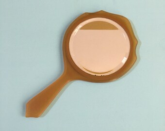 Bakelite hand mirror | Etsy