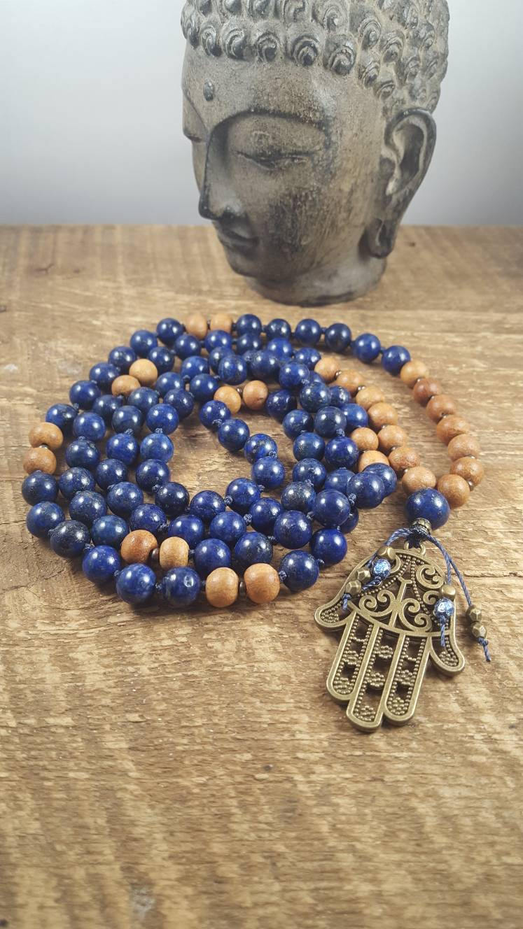 Mala Beads Mala Necklace 108 Bead Mala Necklace Meditation - Etsy Canada