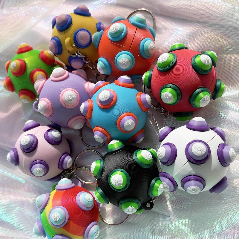 Katamari Keychains - Etsy