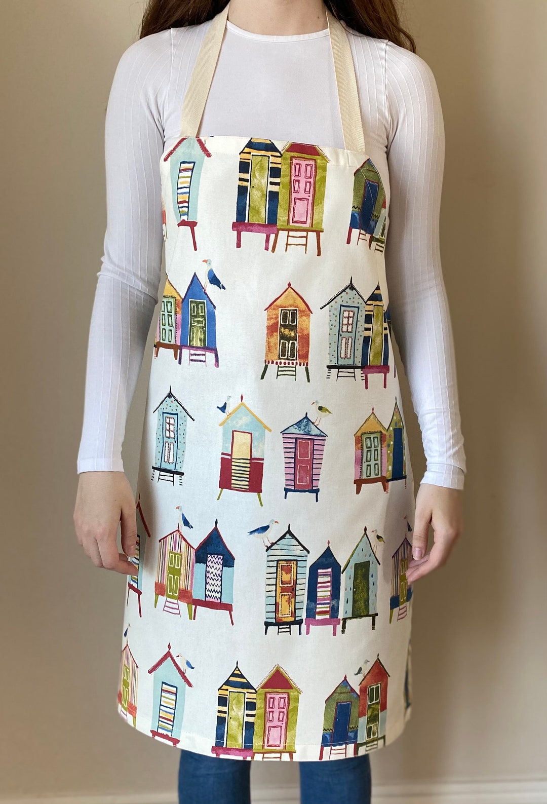 Beach Homes Patterned Apron - Etsy