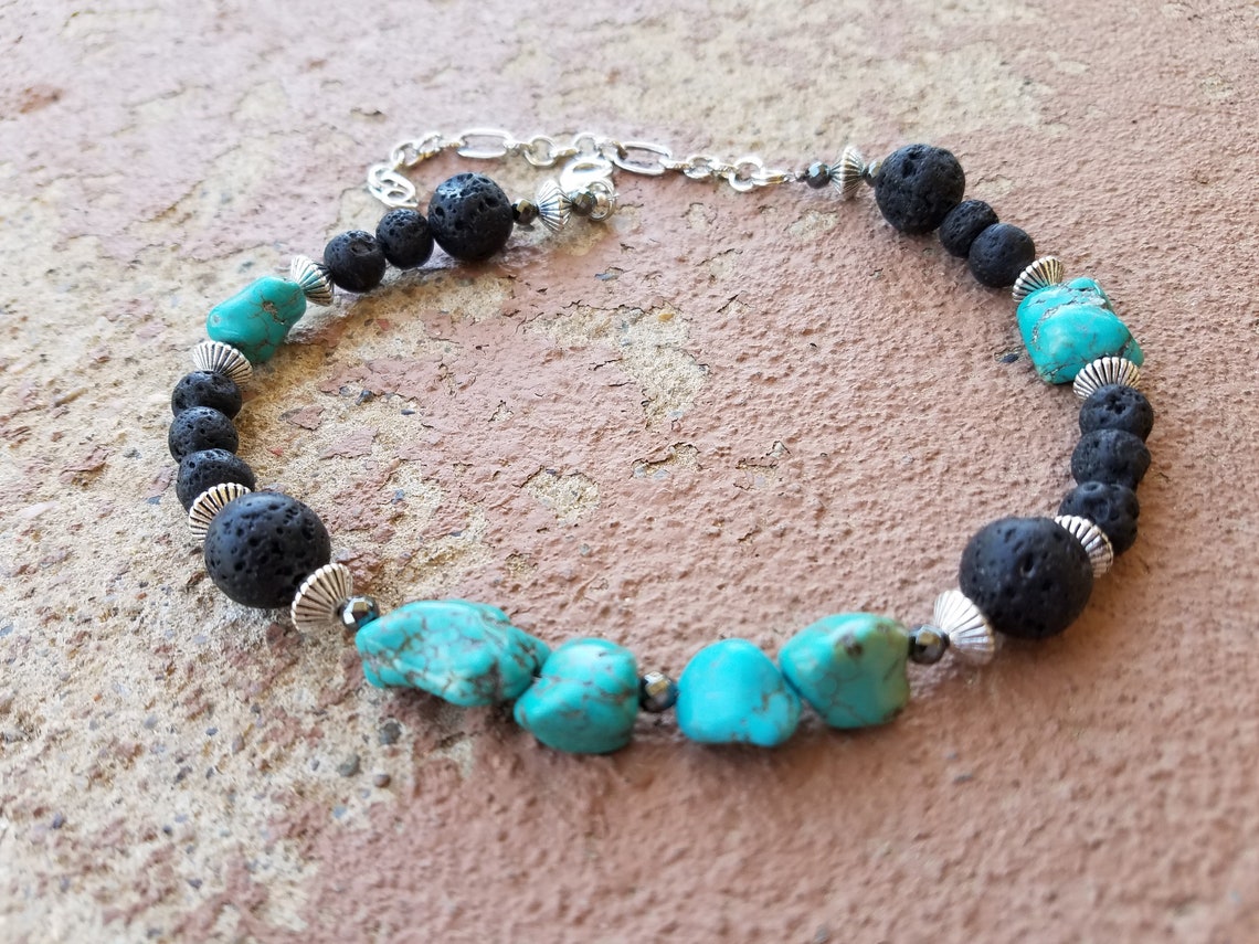 Lava basalt Boot Bracelet, Boot Jewelry, Western Boot Bling, Lava ...