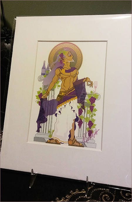Dionysus Color Print (2017) - Etsy