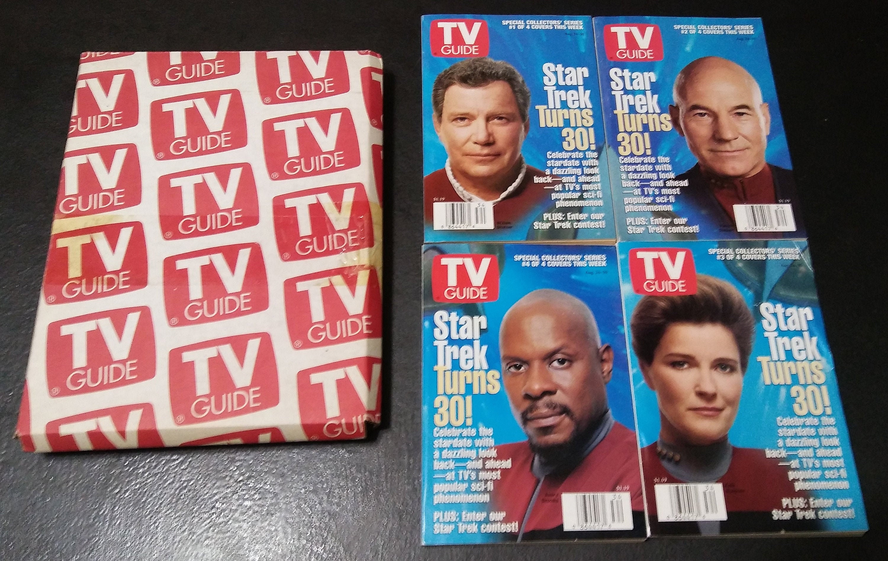 Star Trek 30th Anniversary TV Guide Collector Issues (1996) - Etsy