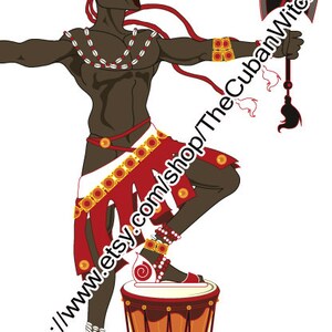 Chango Color Print (2013) - Etsy