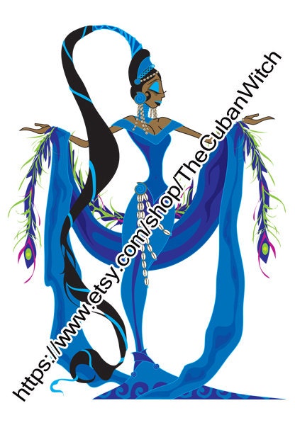 Yemaya Color Print (2013) - Etsy
