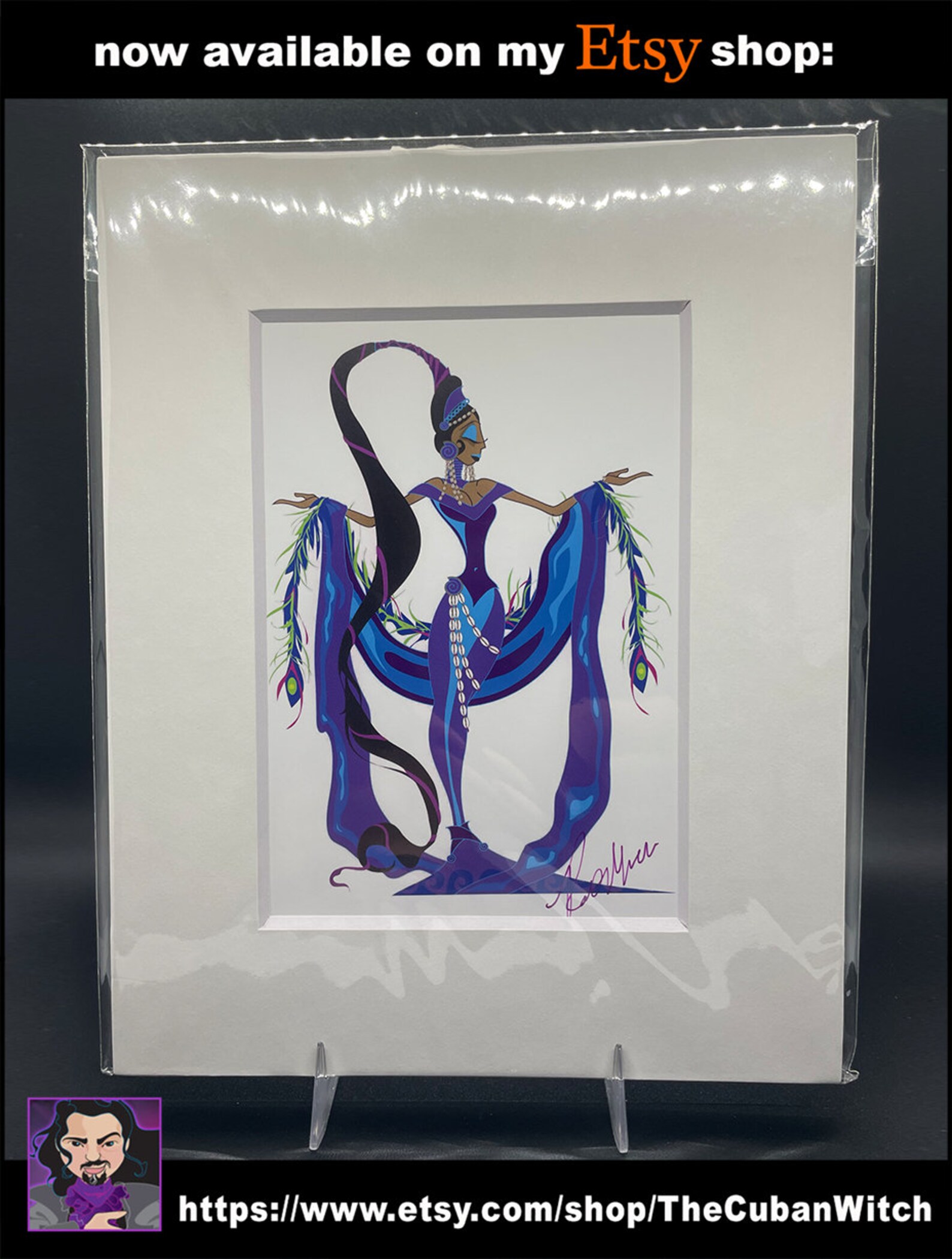 Yemaya Olokun Color Print 2013 - Etsy