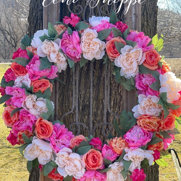 Large Spring Wreath - Etsy