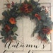 FALL FLORAL ARCH ~ Farmhouse Inspired Arch~ Fall Door Decor~ Eucalyptus ...