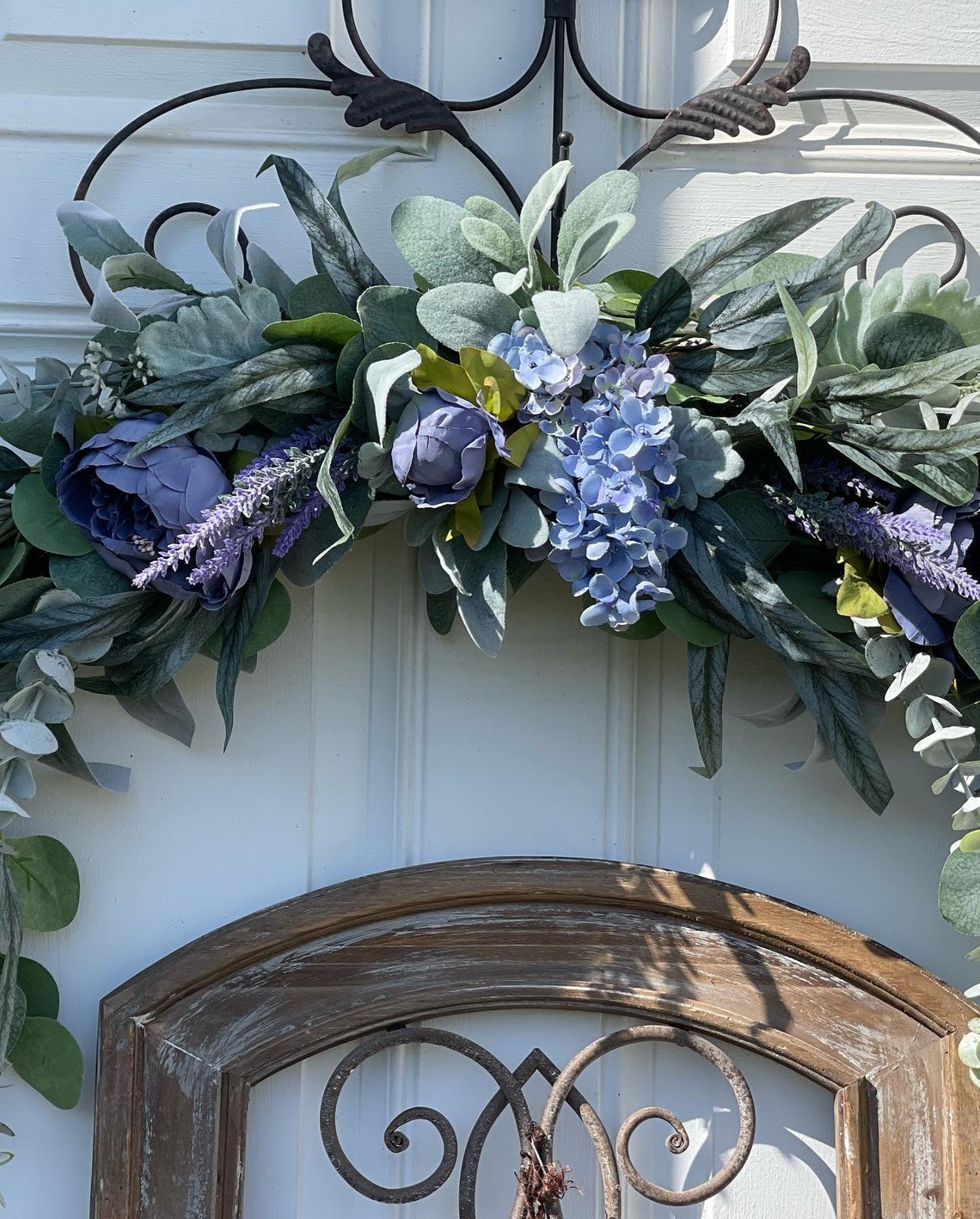 MIXED GREENERY SWAG Farmhouse Inspired Decor modernfarmhouse - Etsy