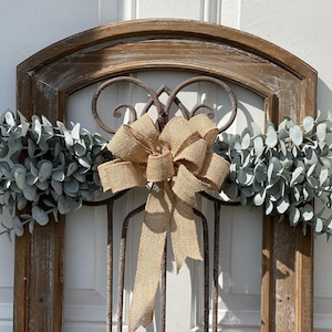 FARMHOUSE EUCALYPTUS SWAG ~ Eucalyptus Wall Swag ~ Farmhouse Inspired ...