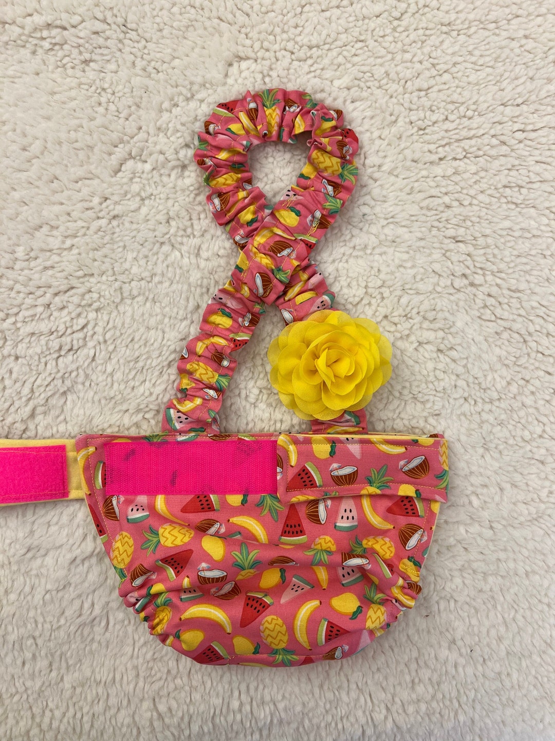 FRENCH BULLDOG DIAPER Feeling Fruity Cover Heat Pants Bitch Britches ...