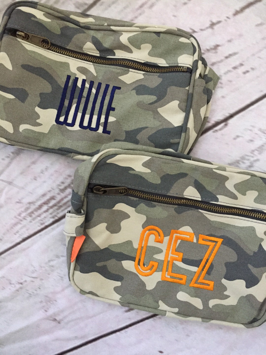 Monogrammed Dopp Kit, Camo Canvas Personalized Dopp Kit, Christmas Gift ...