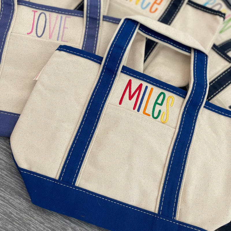 Monogram Tote Bag - Etsy