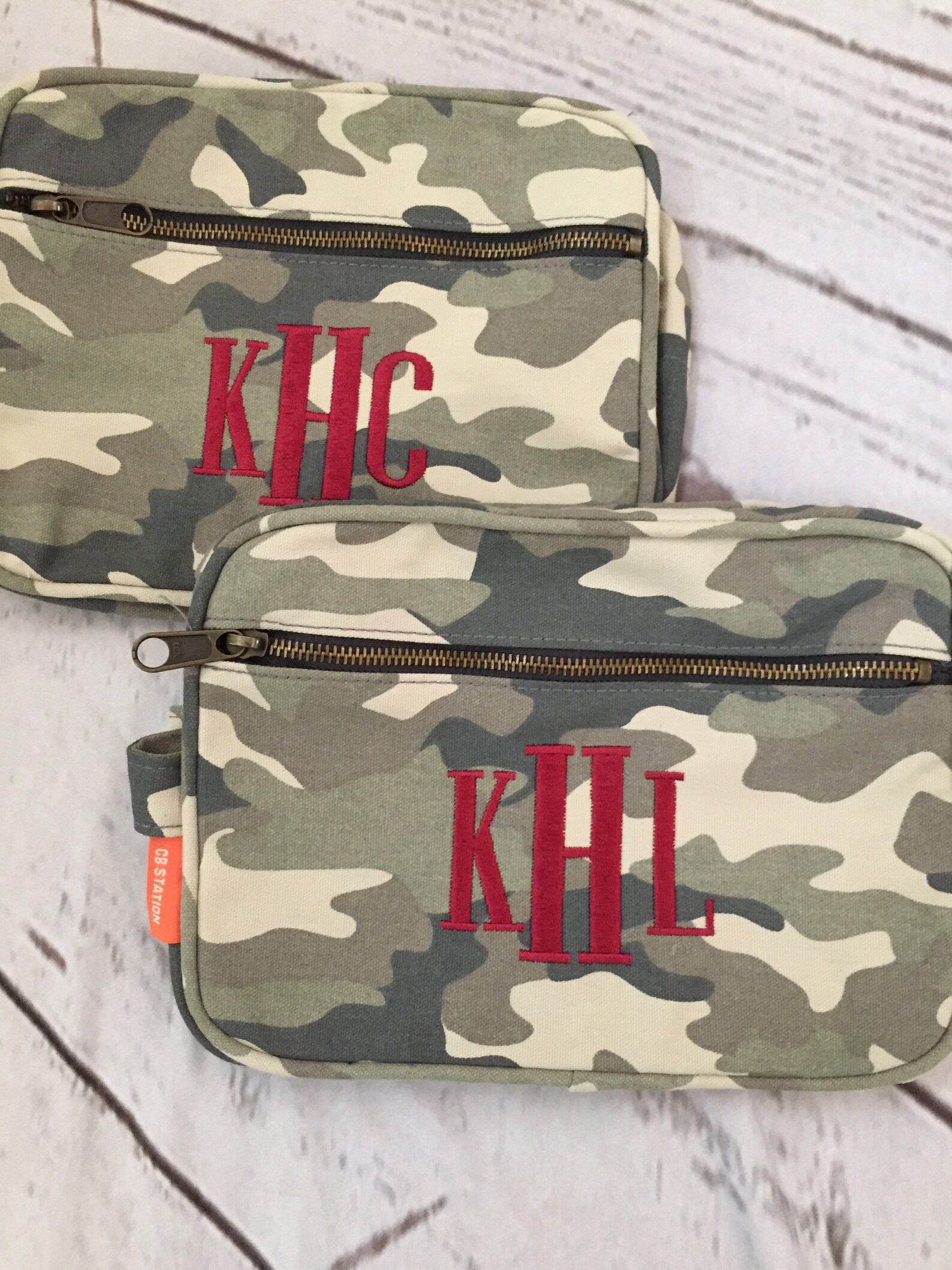 Monogrammed Dopp Kit Camo Canvas Personalized Dopp Kit - Etsy