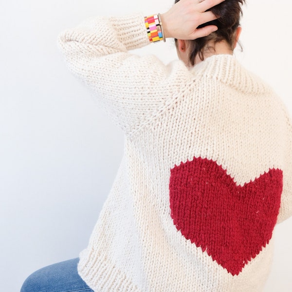 Heart Sweater - Etsy